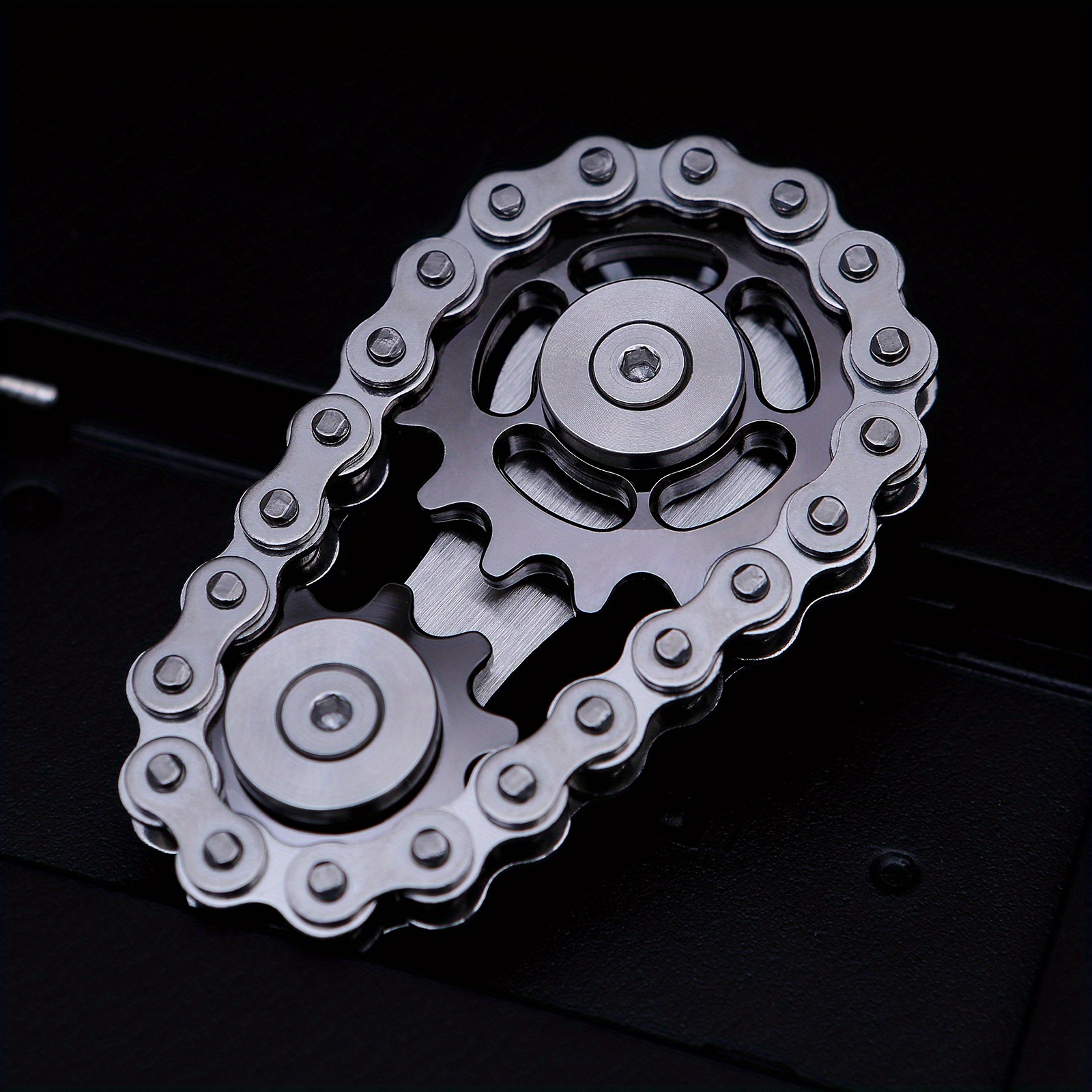Chain Metal Toy Gear Sprocket Flywheel Palm - Temu Australia