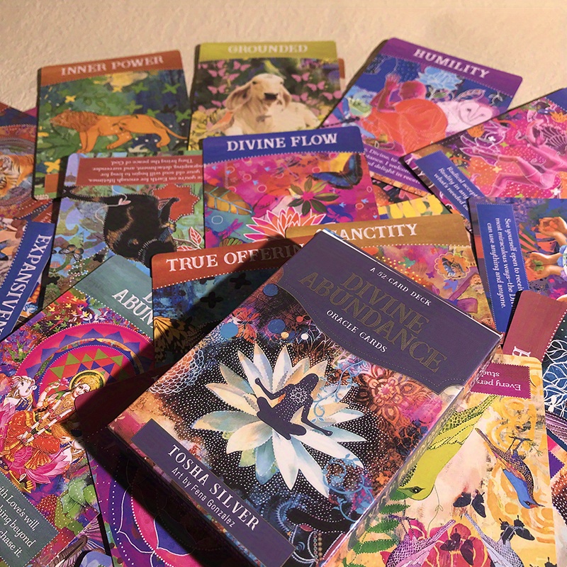 Divine Abundance Oracle Cards Deck And Guidebook Hardcover Temu