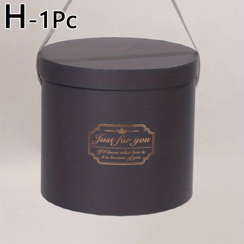 1pc flower packaging box valentines day round flower - Temu United Kingdom