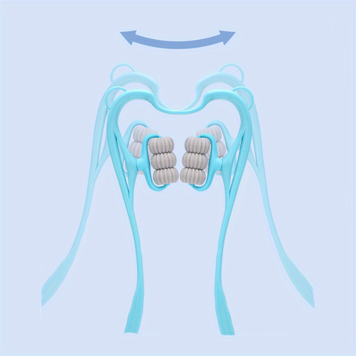 Neck Massager Roller Cervical Spine Massager Shoulder Neck - Temu New ...