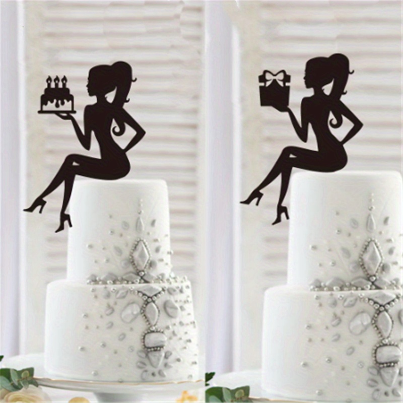 Cake Decoration Acrylic Cake Topper Elegant Cake - Temu United
