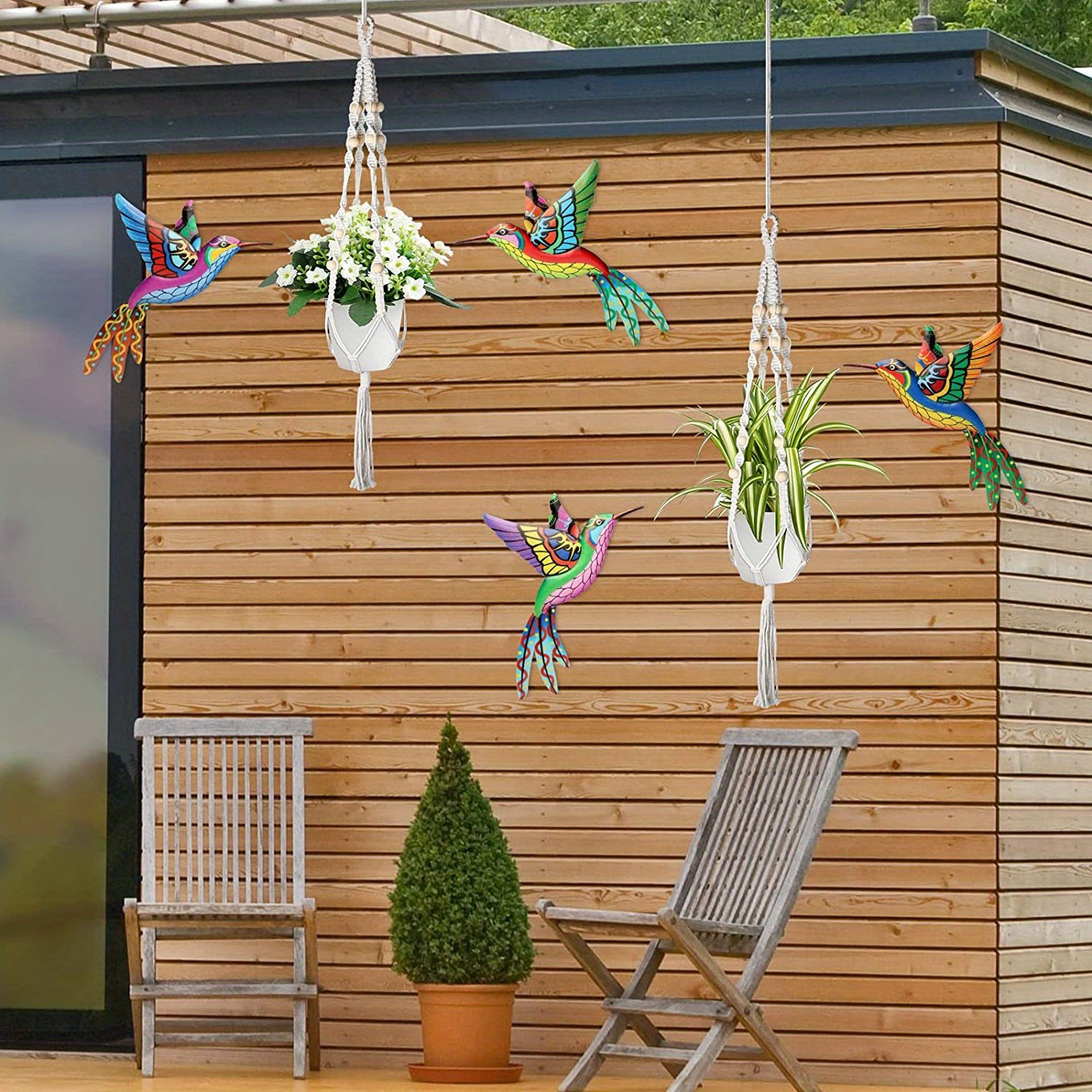 Metal Hummingbird Wall Decor Wall - Temu
