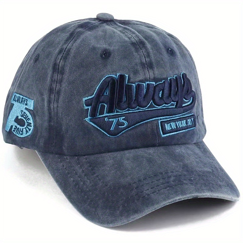 spring and summer mens and womens washed baseball cap hip hop sports ...