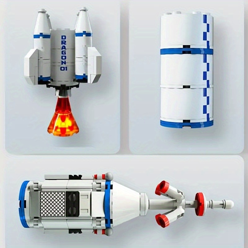 309pcs Set Space Rocket Building Toys Space Exploration Set - Temu ...