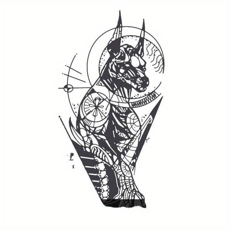 Anubis Tattoo Drawing