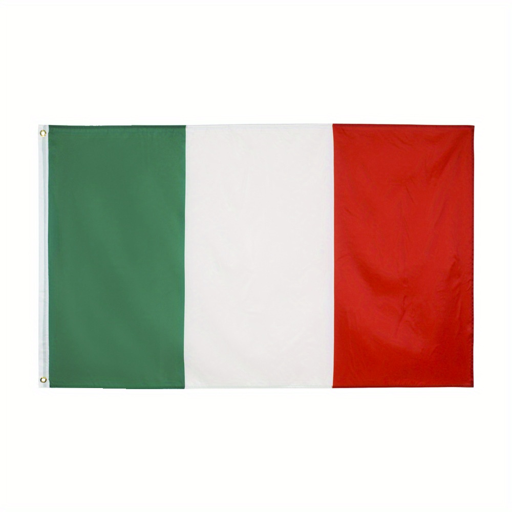 Italy Flag, Vivid Color And Fade Proof Italian Flags, Polyester With ...