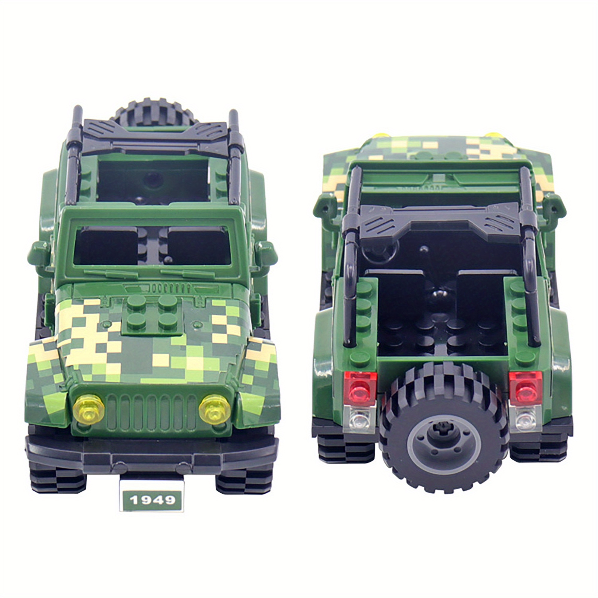 Building Block Toy Building Block Car Model Ornaments - Temu Australia