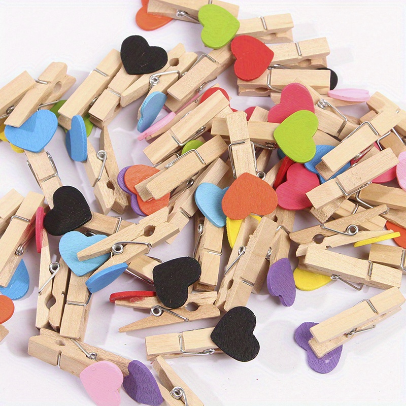 Cute Wooden Clips Diy Photo Banner Crafts Home - Temu New Zealand