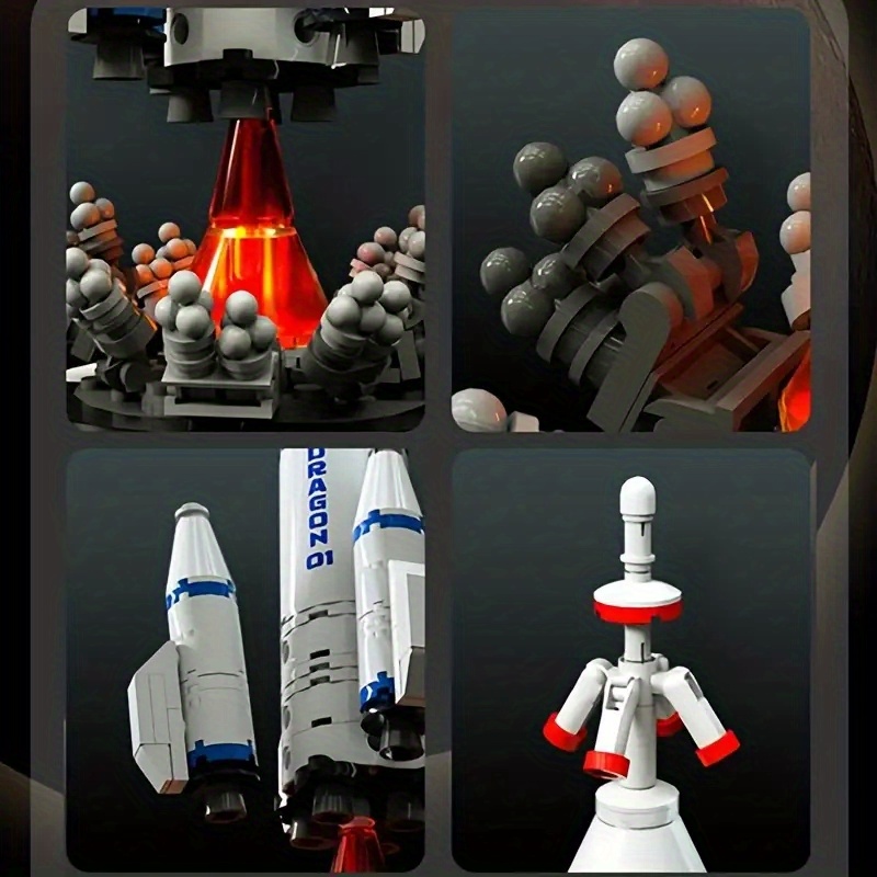 309pcs Set Space Rocket Building Toys Space Exploration Set - Temu ...