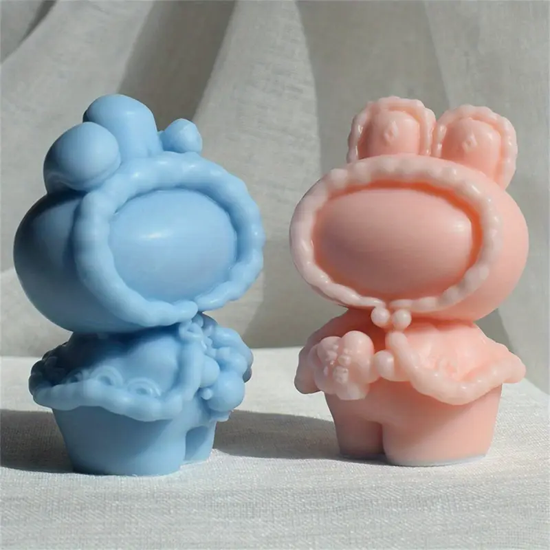 Auspicious Bunny Plaster Mold Cartoon Diy Handmade Scented Temu