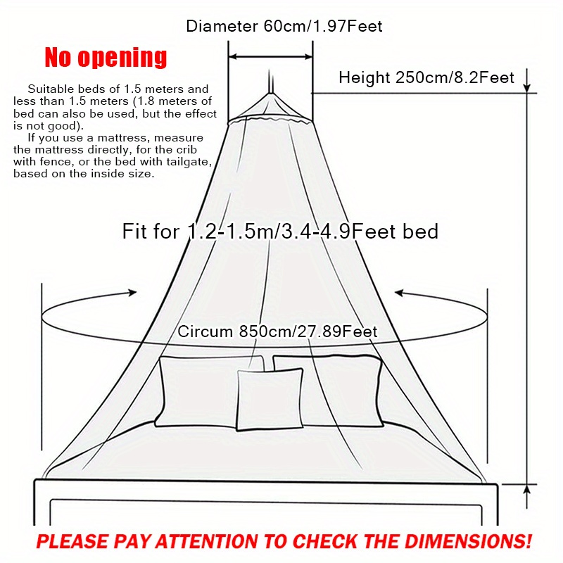 Bed Canopy Mosquito Net Bed Canopy Room Decor Insect - Temu