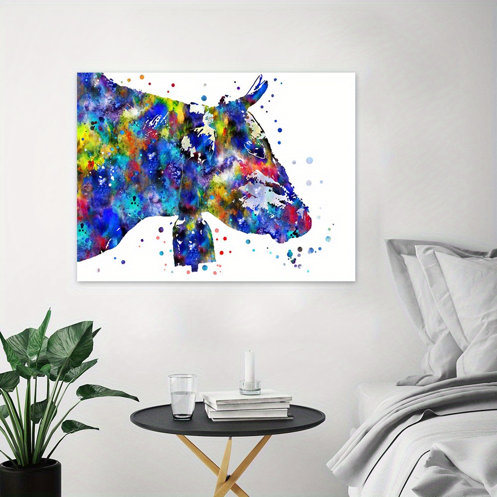 Highland Abstract Canvas Painting Posters Prints - Temu United Kingdom