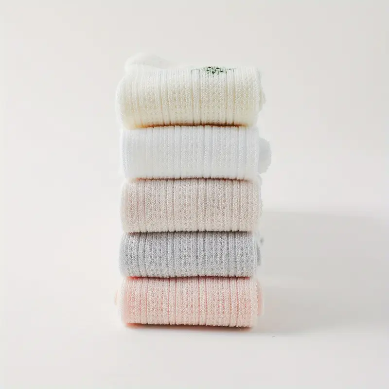 Orange Mesh Socks Soft Comfortable Thin Breathable Socks Temu