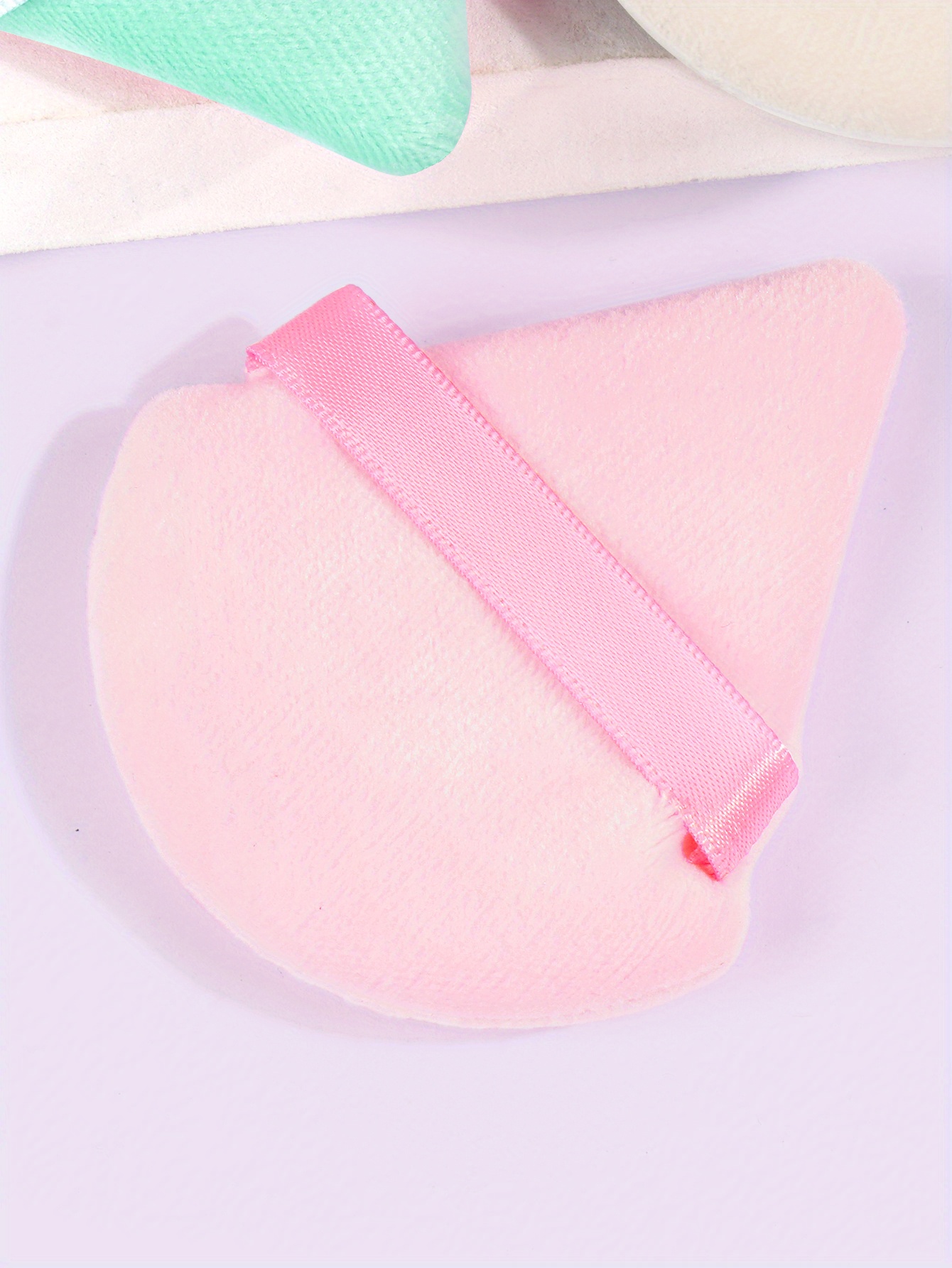 Soft Triangle Wedge Powder Puff Loose Powder Mineral Body - Temu