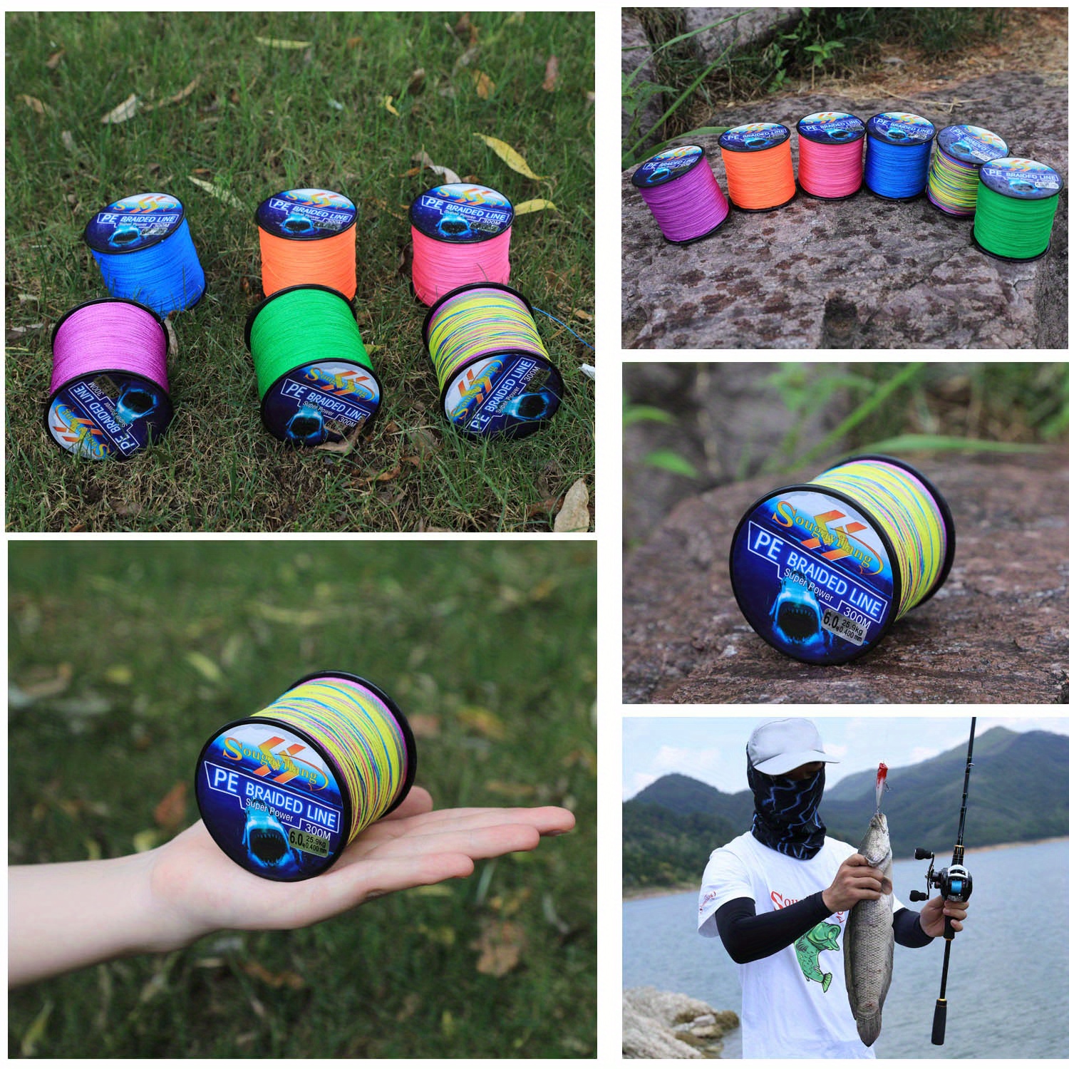 Sougayilang /328yds Wear Resistant Braided Fishing Line - Temu Canada