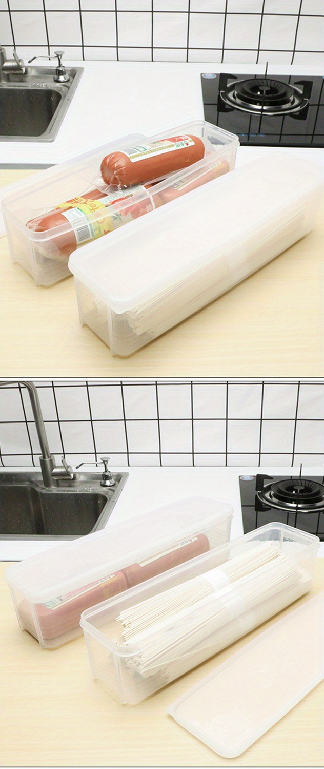 Pasta Container Lid Sealed Food Storage Containers Plastic - Temu ...