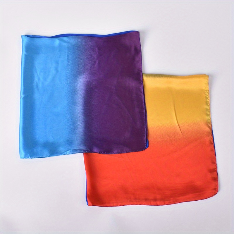 tie dye gradient bandana scarf satin - {region_name}