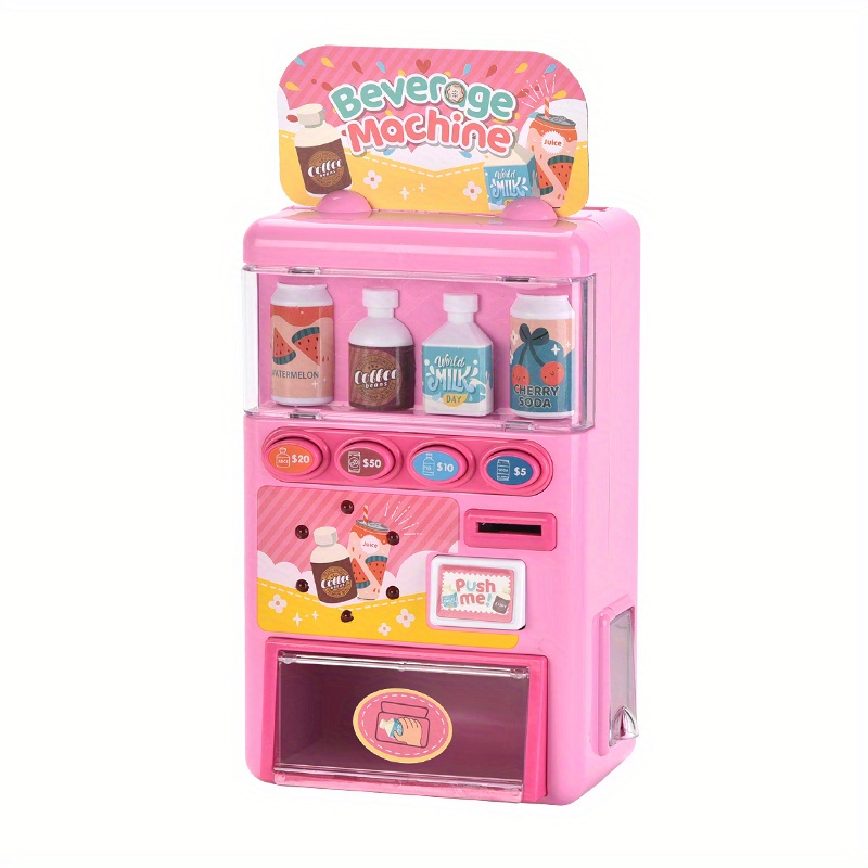Children's Beverage Vending Vending Machine Toy Coin - Temu Australia