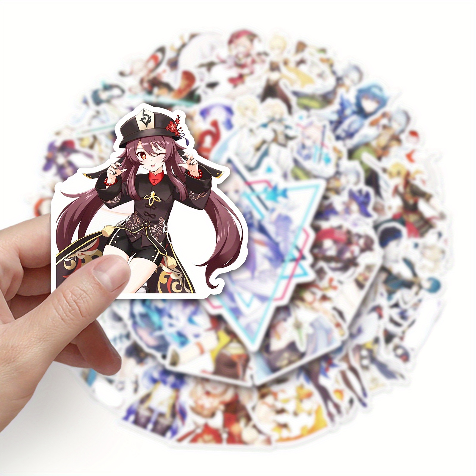 Cute Cartoon Winter Anime Stickers Waterproof Stickers - Temu