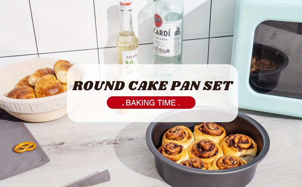 Round Cake Pans Baking Cake Mold Baking Pan Dishwasher Safe - Temu Canada