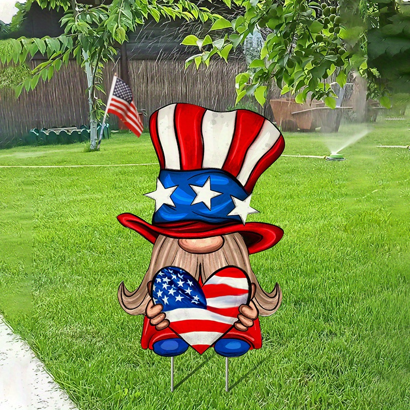 Add A Pop Color Garden Creative Colorful Printed Gnome Floor - Temu ...