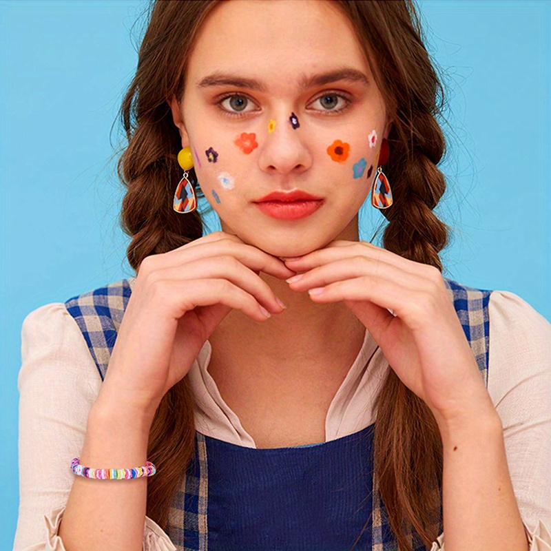 Polymer Clay Beads Plum Shape Soft Pottery Flat - Temu Australia