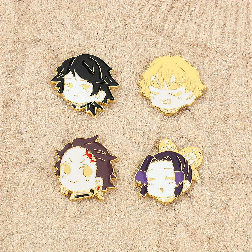 Y2k Fashion Enamel Pin For Men Unique Character Portrait - Temu