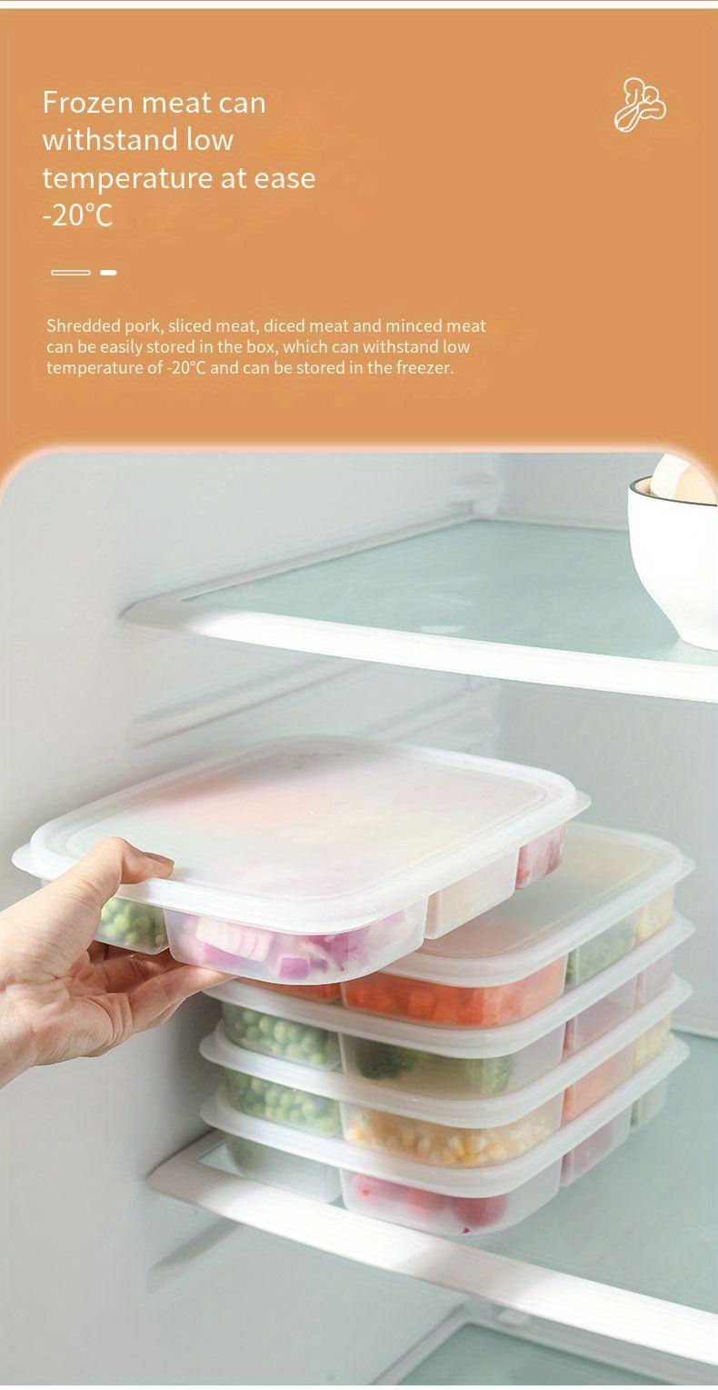 Multi grid Fresh keeping Container Meat Onion Ginger - Temu