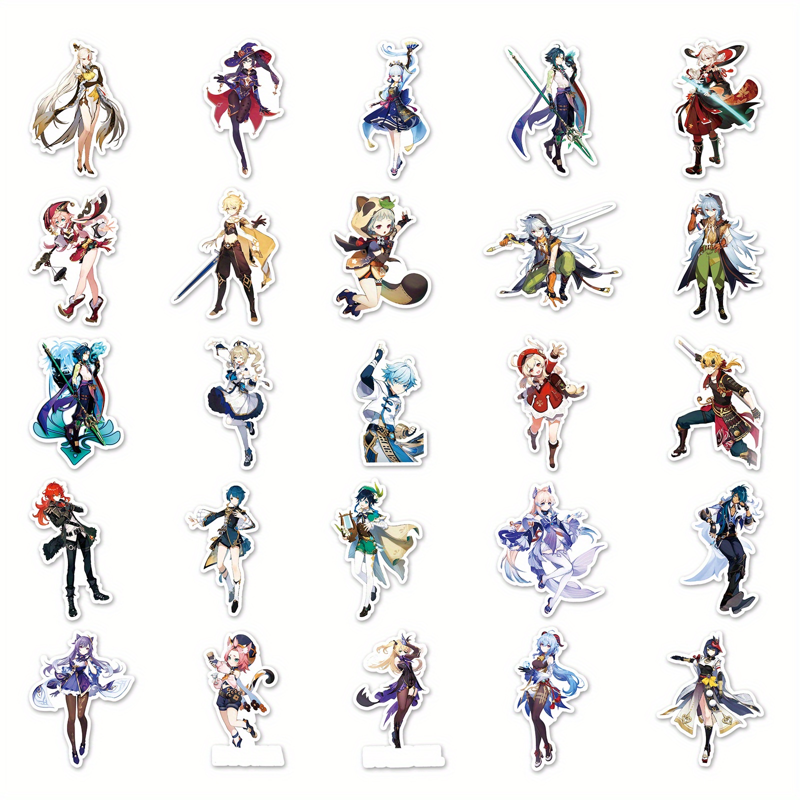 Cute Cartoon Winter Anime Stickers Waterproof Stickers - Temu