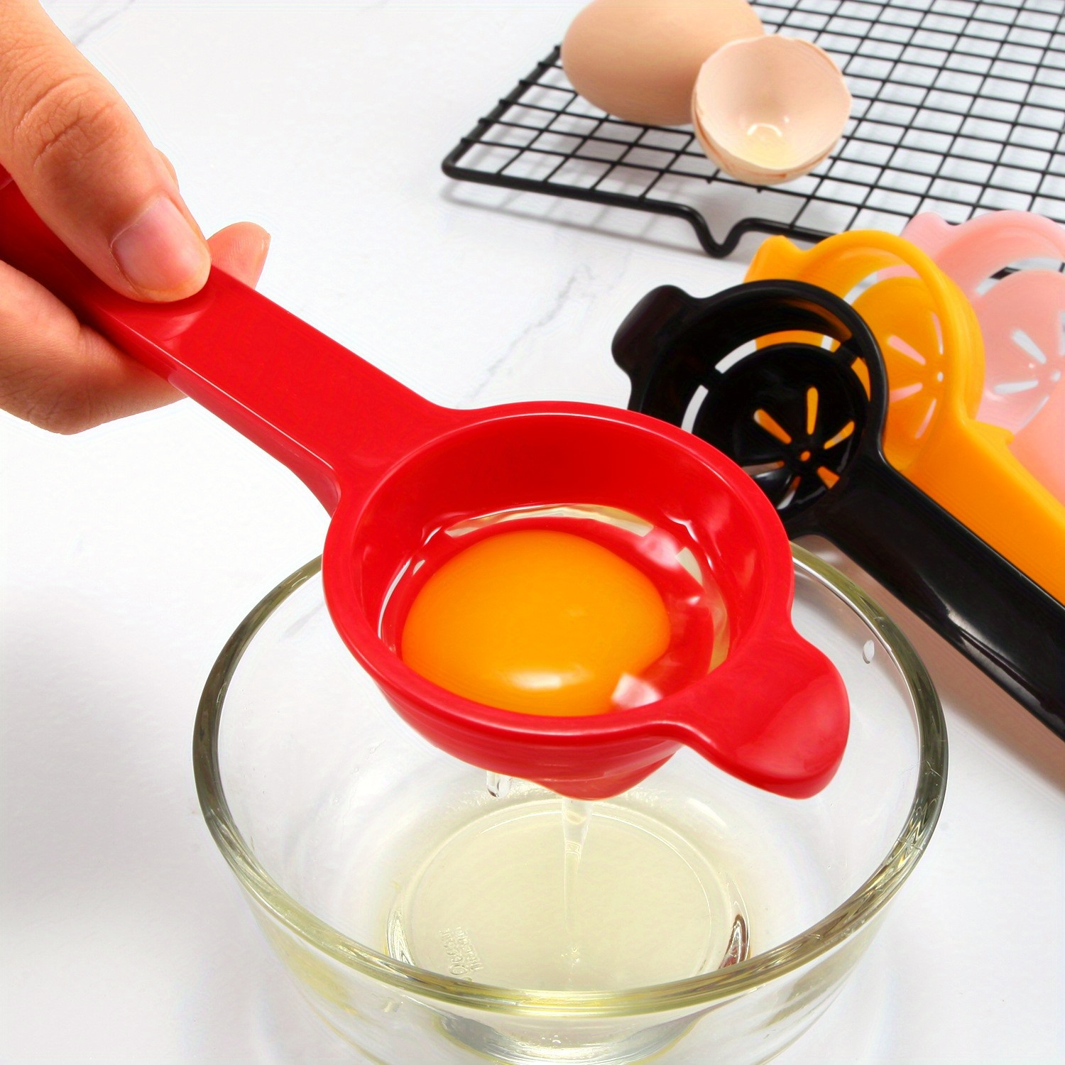 Egg Separator: A Must Kitchen Tool Perfectly Separated Eggs - Temu Portugal
