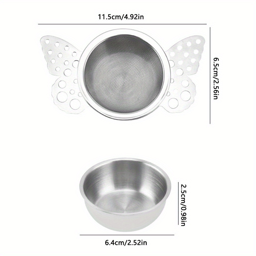 304 Stainless Steel Tea Infuser Double layer Fine Mesh Tea - Temu ...