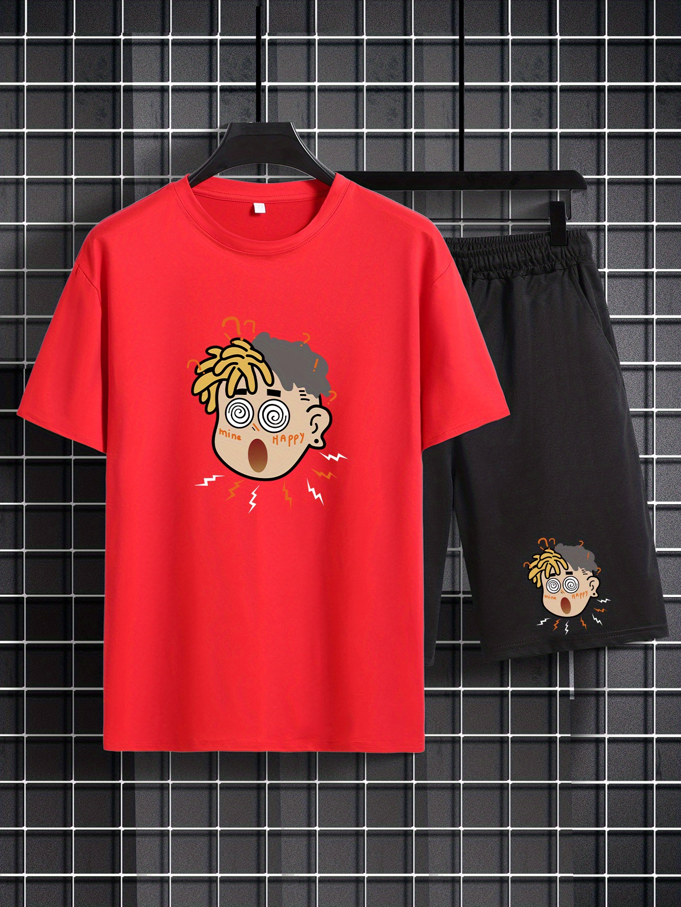 Men's Casual Trendy Cute Character Graphic Print Comfortable - Temu ...