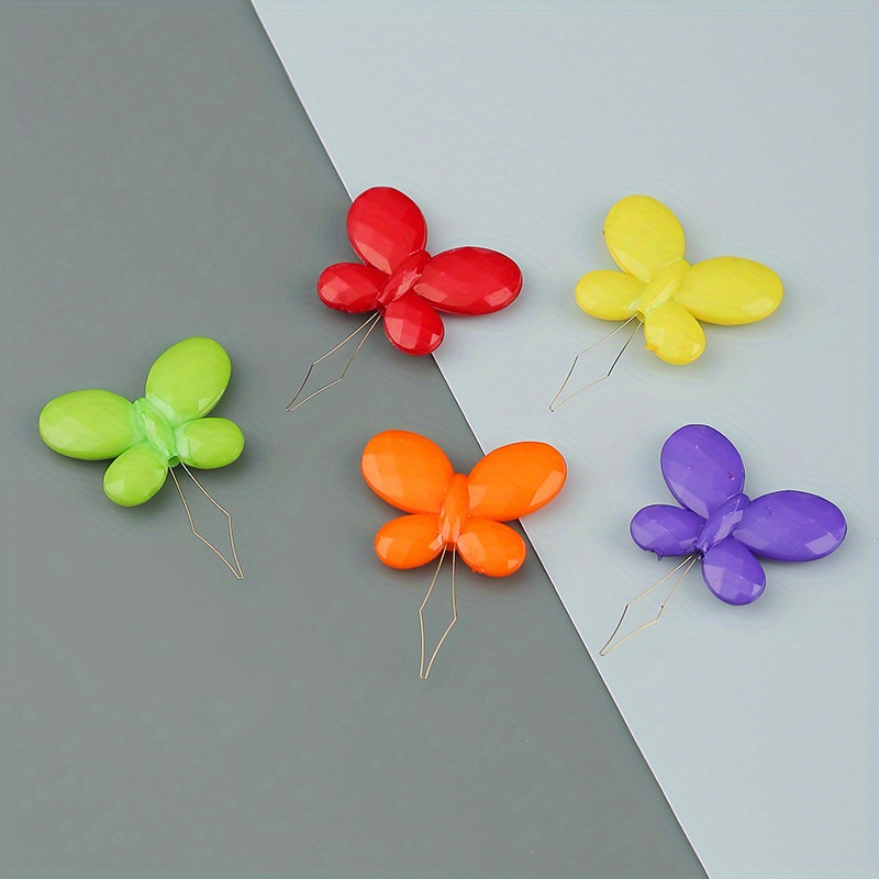 5pcs Size Butterfly Threading Machine Manual Diy Sewing Tool Color ...