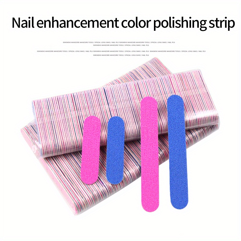 Mini Disposable Wood Sandpaper Nail Files Double Sided Emery - Temu New ...