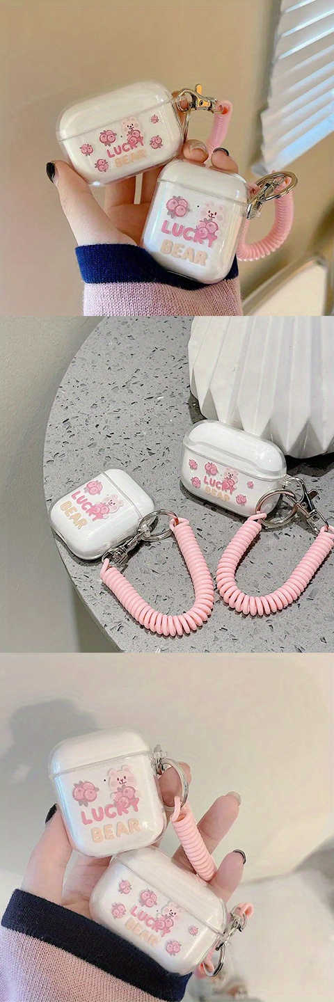 Cherry Bear Headphone Case 1/2/ - Temu Norway