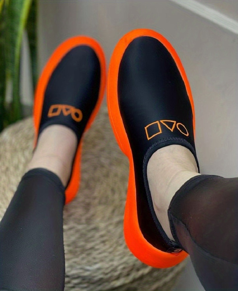 Women's Trendy Slip Sneakers Casual Round Toe Non Slip Low - Temu United Kingdom