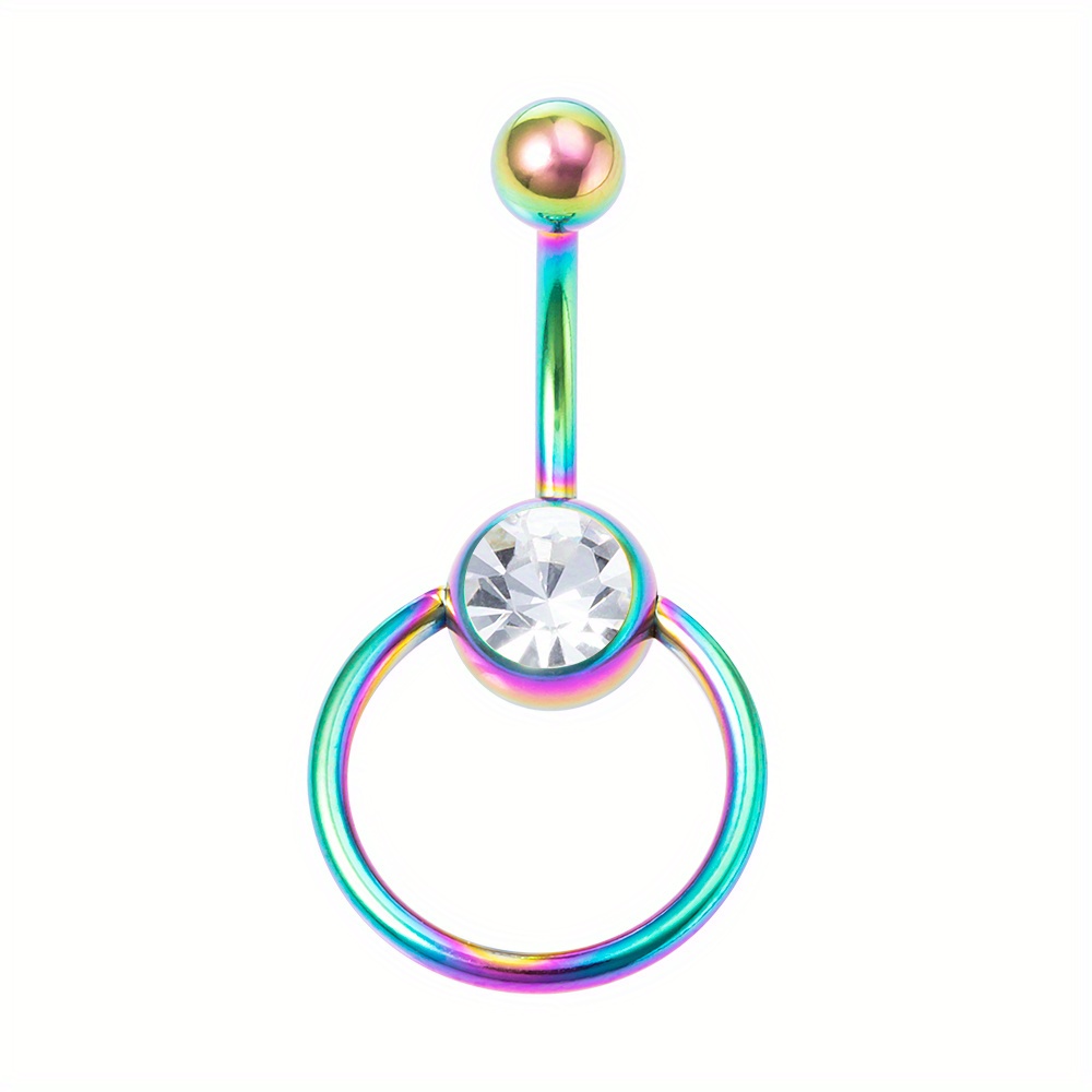 Belly Button Ring Navel Piercing Steel Ear Rings Body - Temu Australia