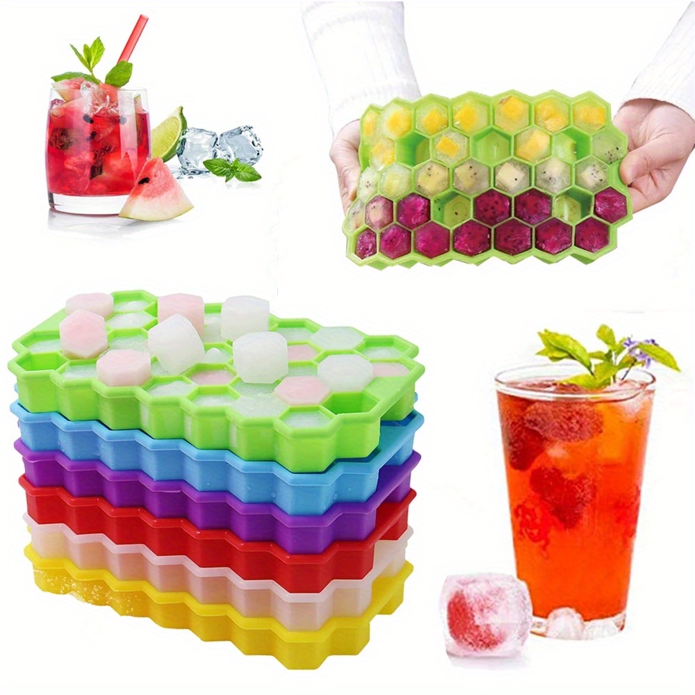 Creative Honeycomb Ice Cube Maker Reusable Trays Silicone - Temu
