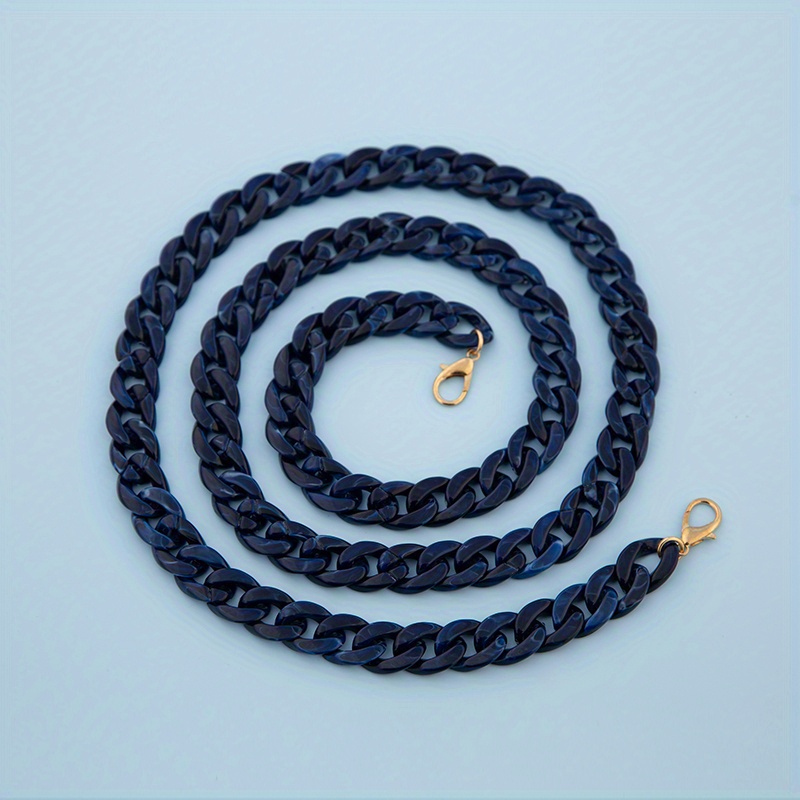 Extra Long Acrylic Chains Mixed Color Thick Film - Temu United Kingdom