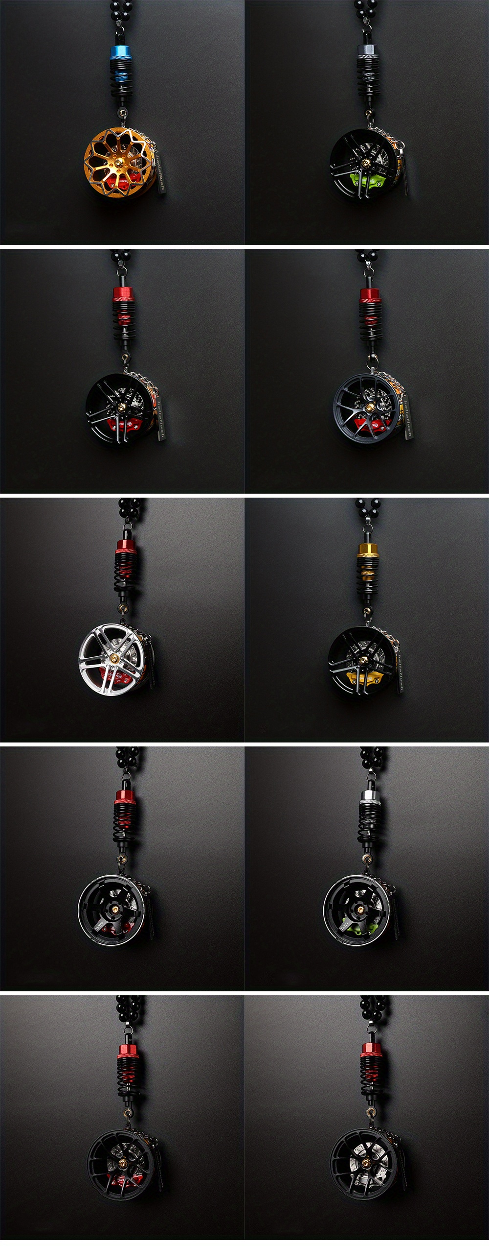 Upgrade Car's Interior Creative Wheel Hub Brake Shock - Temu