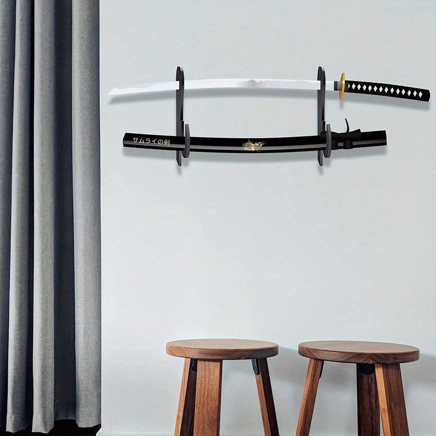 Upgrade Home Decor Stylish Acrylic Two layer Samurai Sword - Temu Canada