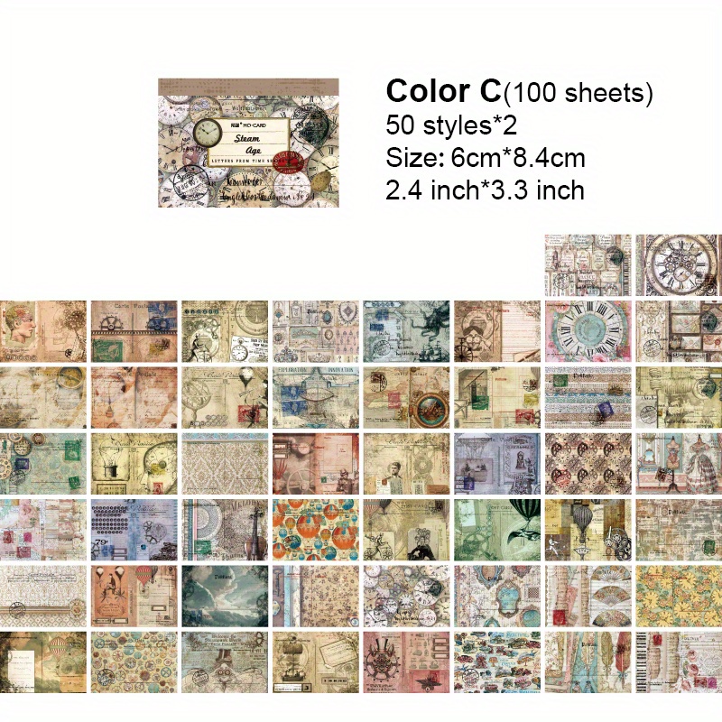 Vintage Scrapbooking Supplies: Craft Paper Decoupage Paper - Temu