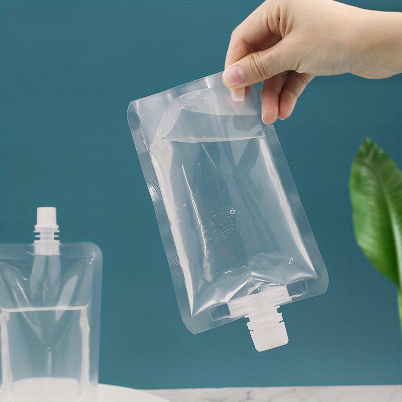 Transparent Disposable Drink Pouches Coffee Milk Tea Beer - Temu