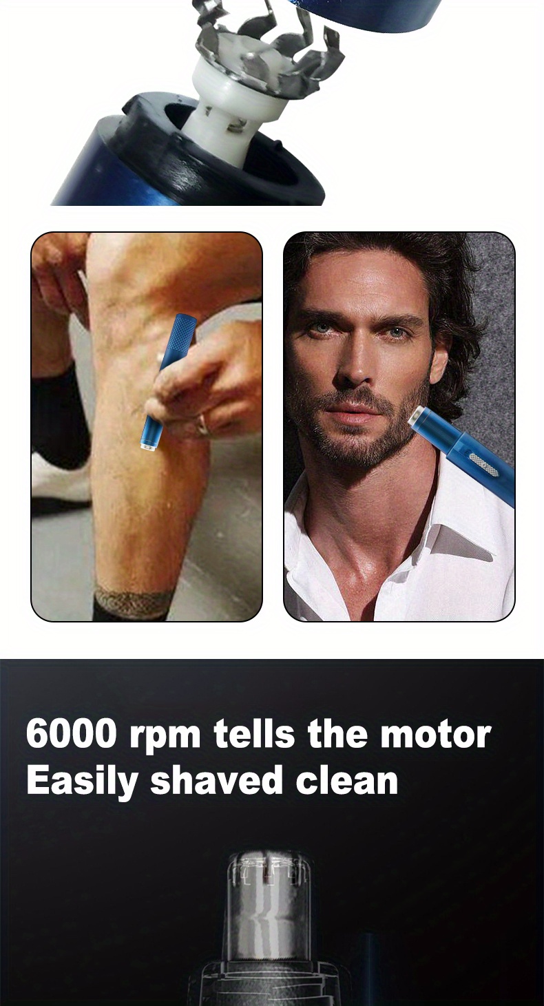 Electric Nose Hair Trimmer Implement Shaver Clipper Men - Temu United ...