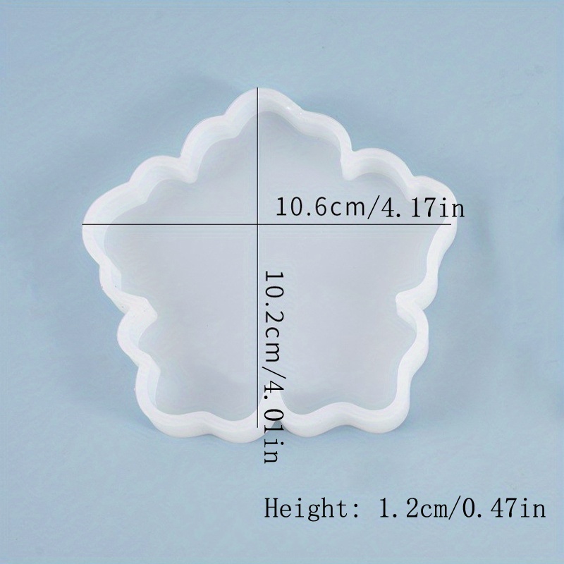 Diy Cherry Coaster Resin Silicone Mold Flower Shape - Temu United Kingdom