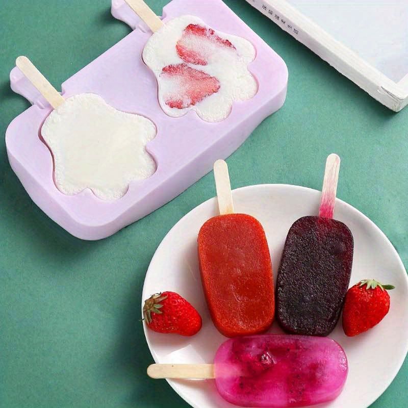 Siamese Ice Cream Mold Rv Household Silicone Ice Cream Ice - Temu ...