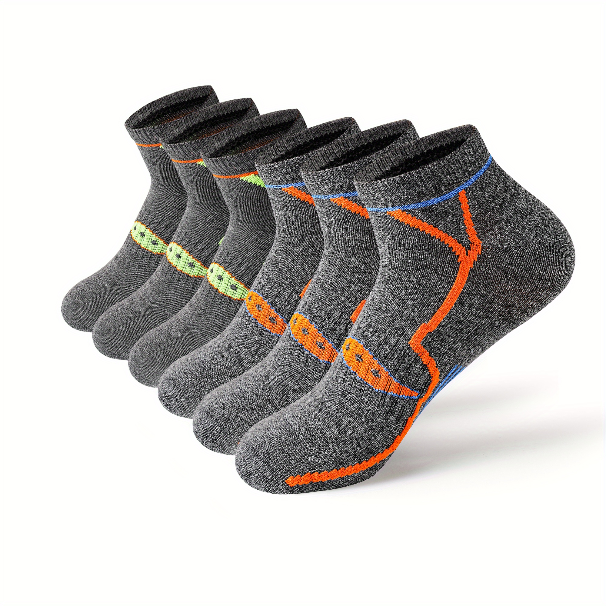 men's socks performance comfortable contrast color - Temu