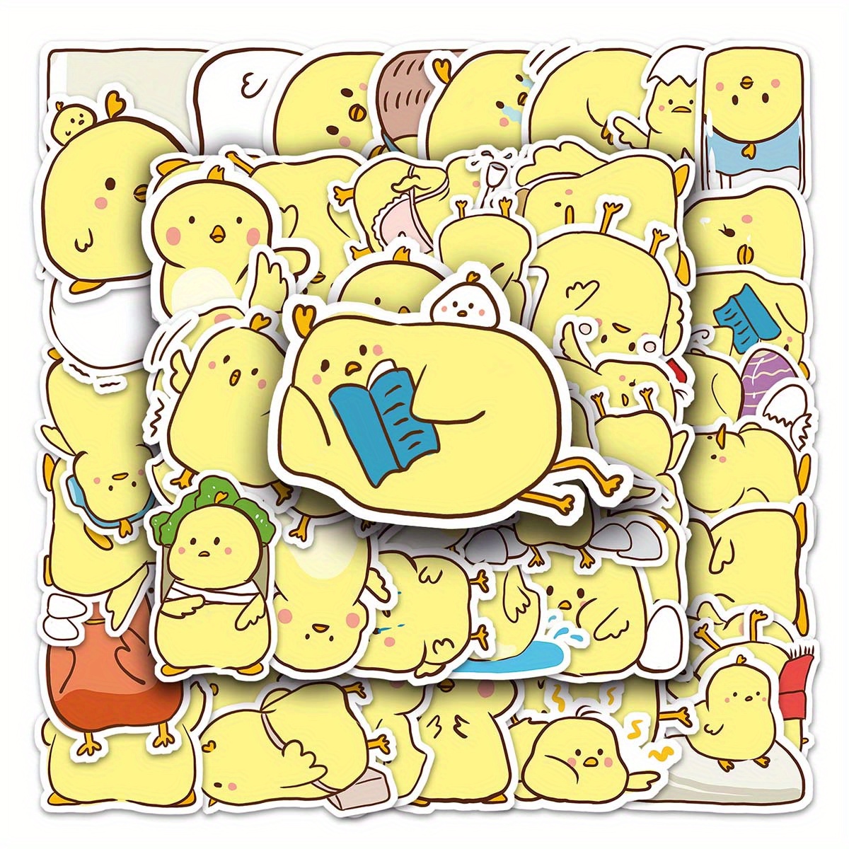 Cartoon Chick Original Cute Computer Tablet Phone Case Water - Temu New ...