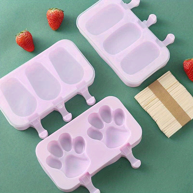 Siamese Ice Cream Mold Rv Household Silicone Ice Cream Ice - Temu ...