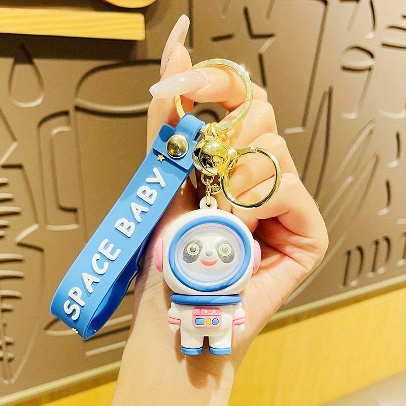 Astronaut Keyring Cute Panda Couple Car Keychain Women' - Temu
